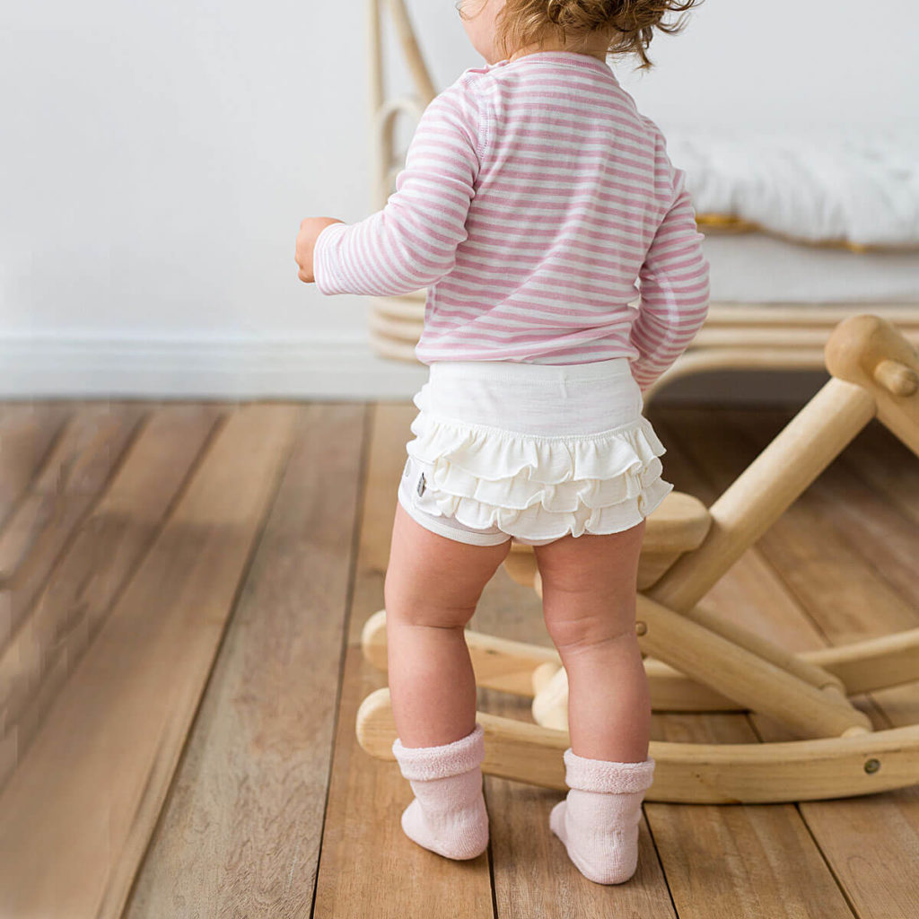 Lillelam Baby ruffle pants 100% Merino | Lillelam