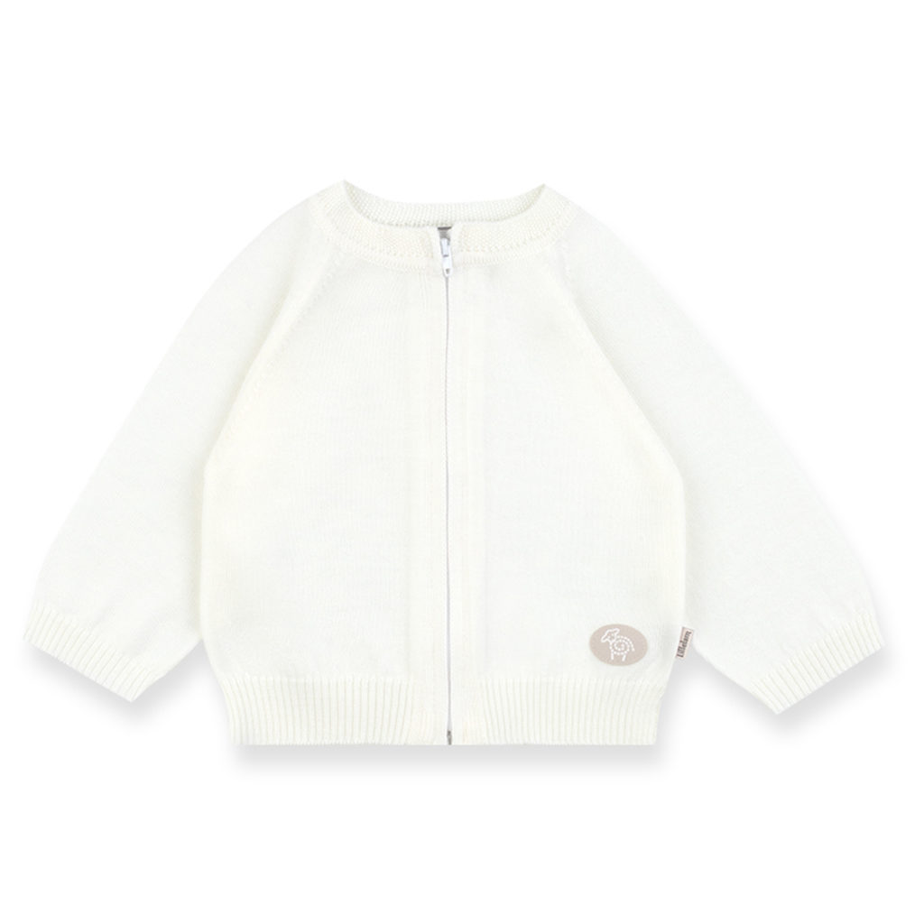 Lillelam Cardigan zip classic 100% Merino | Lillelam