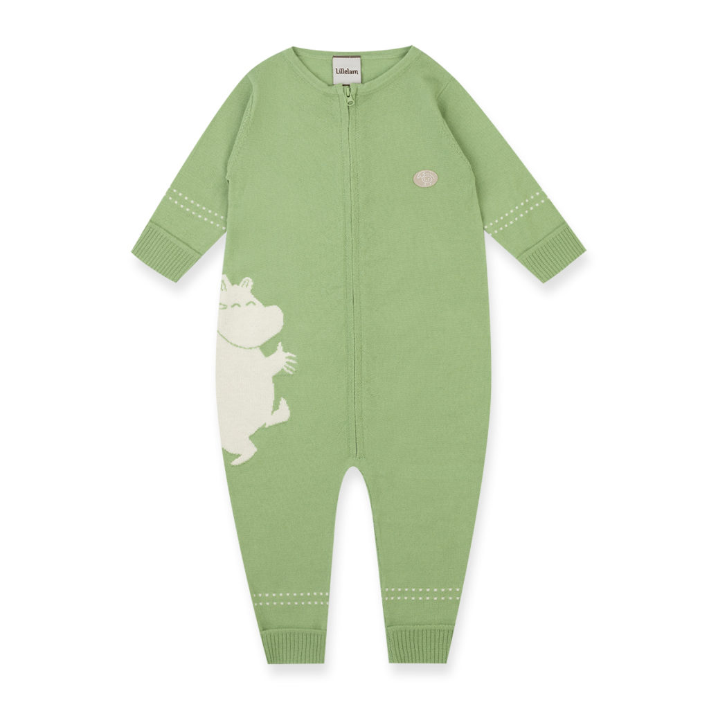 Lillelam Babysuit thin Moomin 100% Merino | Lillelam
