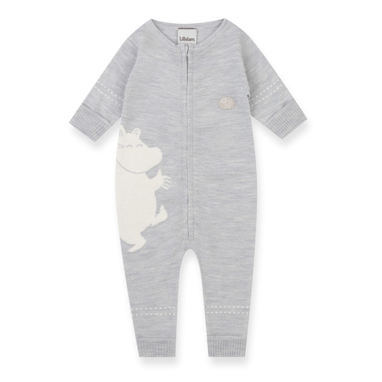 Lillelam Babysuit thin Moomin 100% Merino | Lillelam