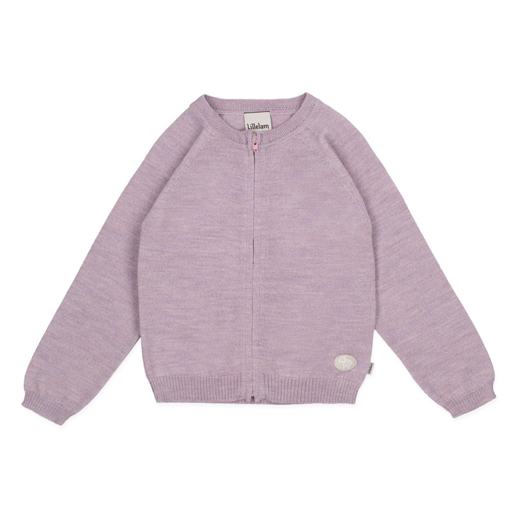 Lillelam Cardigan zip classic 100% Merino | Lillelam