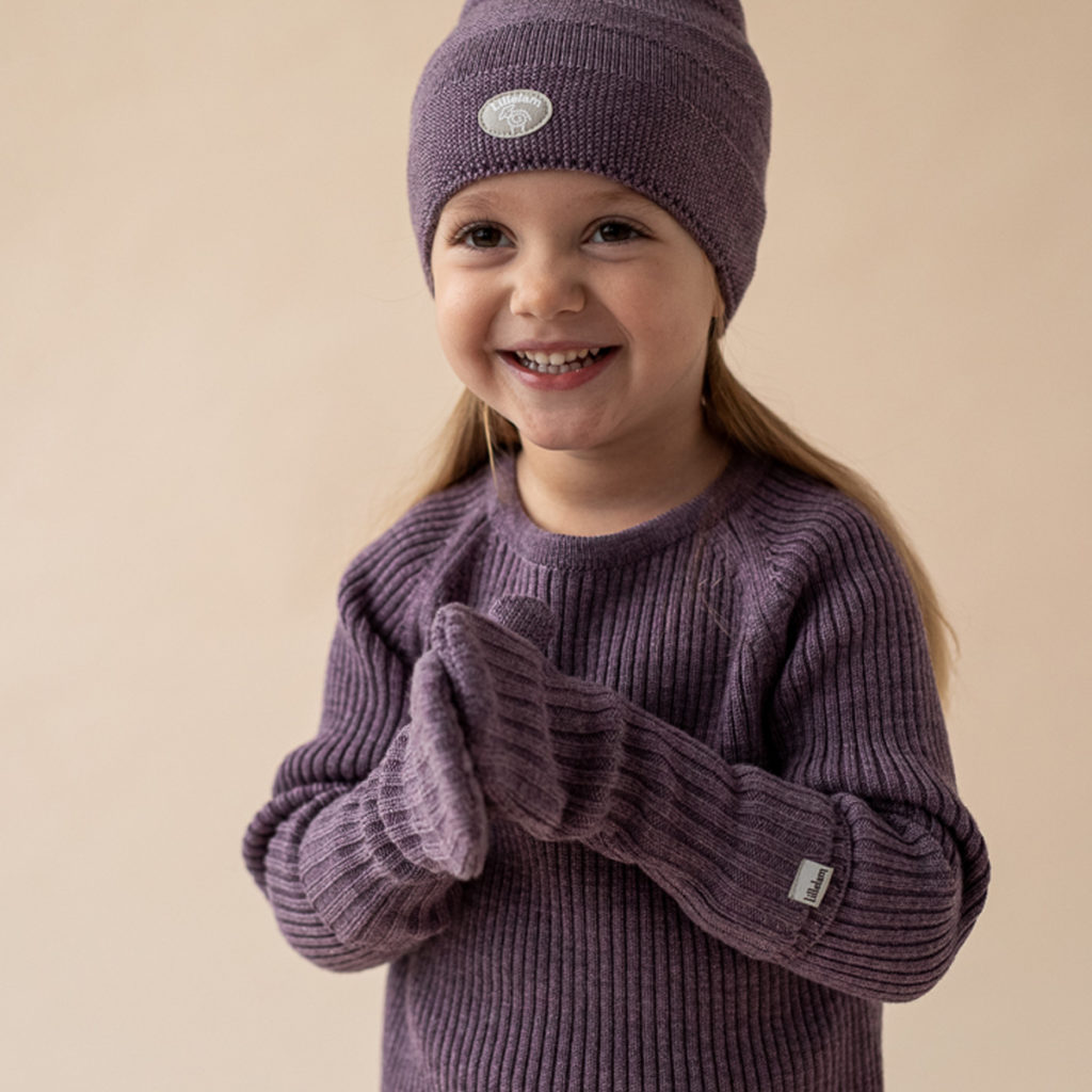 Lillelam Mittens rib 100% Merino | Lillelam